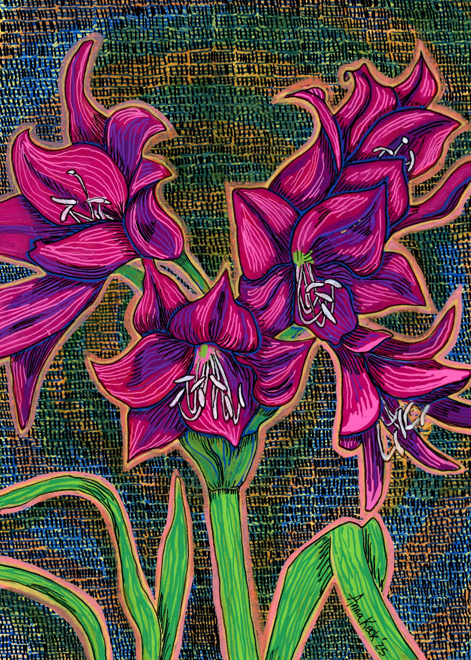 Jersey Lily - Garden Path Collection – Keck Studio